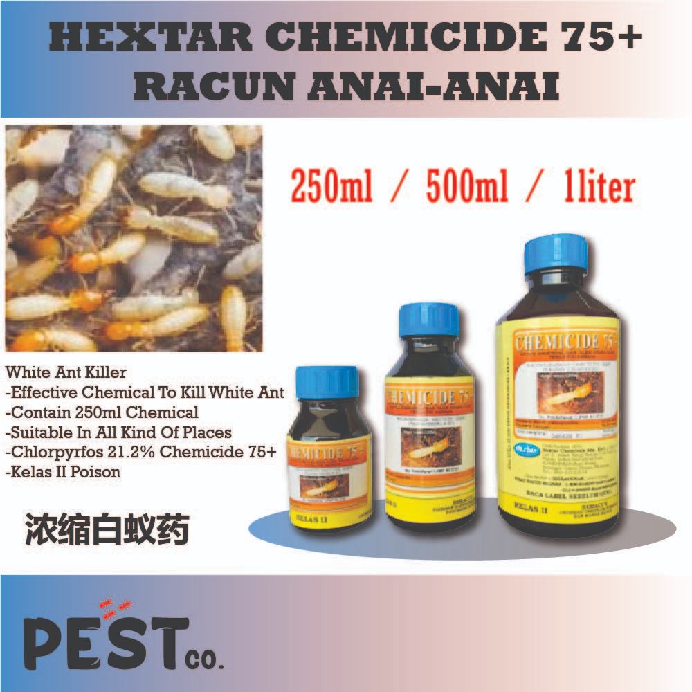 RACUN ANAI ANAI Chemicide 75+ CHEMICIDE TERMITE PEST CONTROL /UBAT ANAI ANAI SEMUT PUTIH RACUN ...