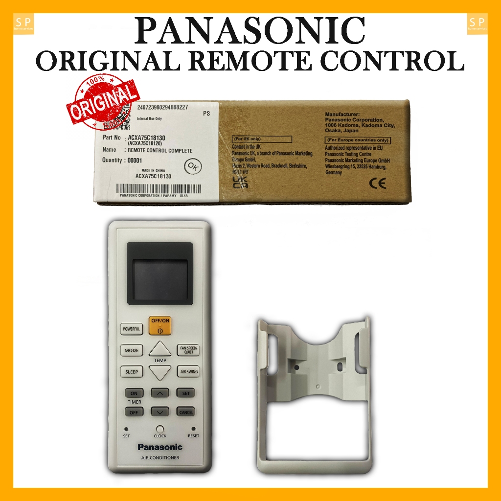 [100% ORIGINAL] PANASONIC AIR CONDITIONER REMOTE CONTROL | Shopee Malaysia