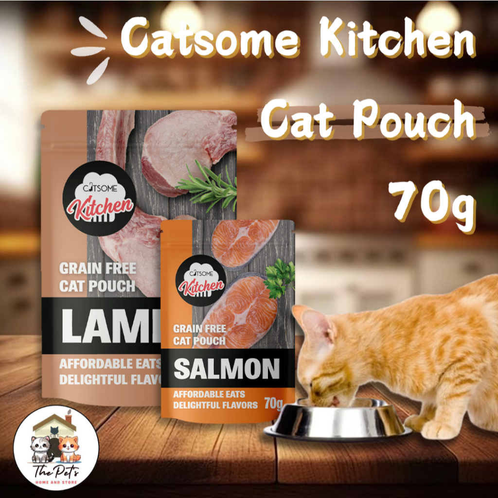 CATSOME 70g Kitchen Pouch Wet Cat Food - Complete & Balanced ...