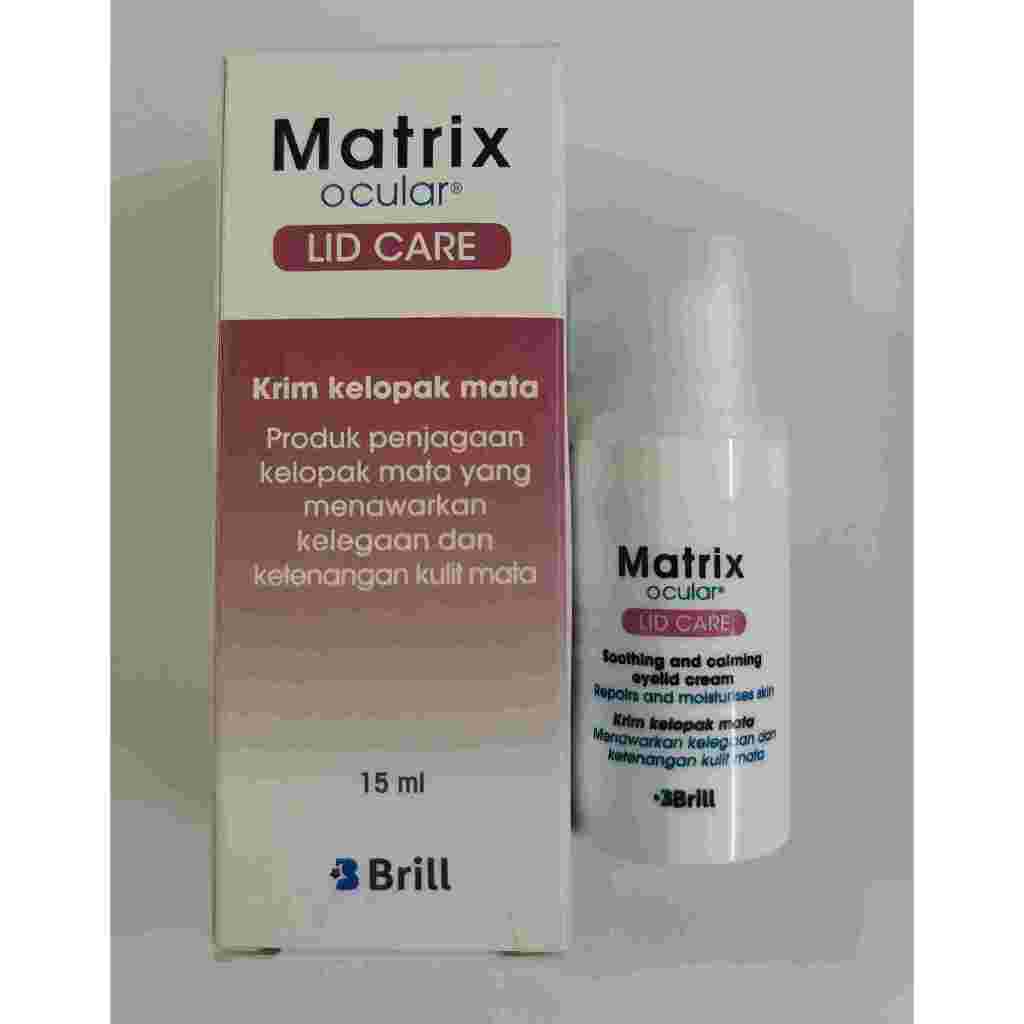 BRILL MATRIX OCULAR LID CARE CREAM 15ML FRANGRANCE FREE ALCOHOL FREE ...