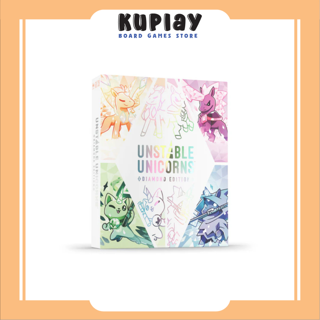 Unstable Unicorns: Diamond Edition (Original) Strategy Party board game ...