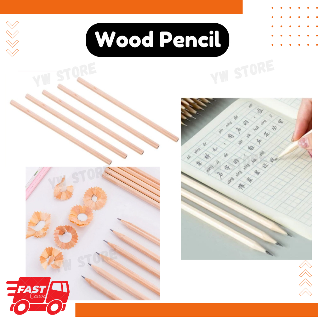 [Per Pc] HB Log Pencil Environmental Children HB Pencil Pupils Learning ...