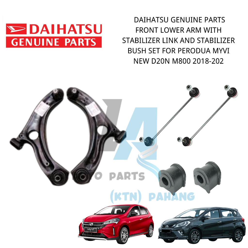 DAIHATSU GENUINE PARTS FRONT LOWER ARM WITH STABILIZER LINK AND ...
