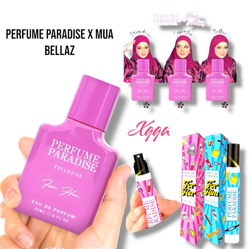 PERFUME PARADISE EXCLUSIVE X MUA BELLAZ WARA PRIMADONA SUPERSTAR BELLAZ ...