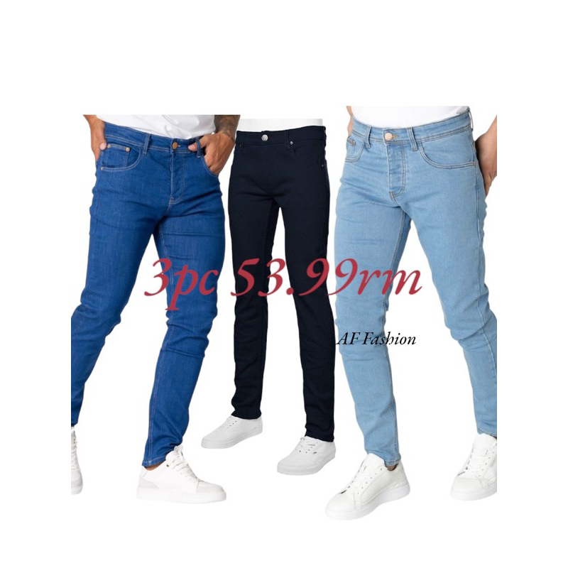 PROMOTION!!! COmBO Sale!! Seluar Jeans Lelaki Slim Skinny Fit Super ...