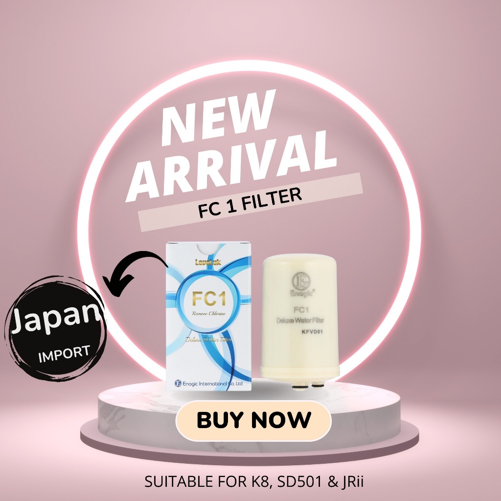 Kangen FC1 Replacement Filter (for models Leveluk K8, SD501, SD501 Platinum, JRII, JR2, JRIV ...