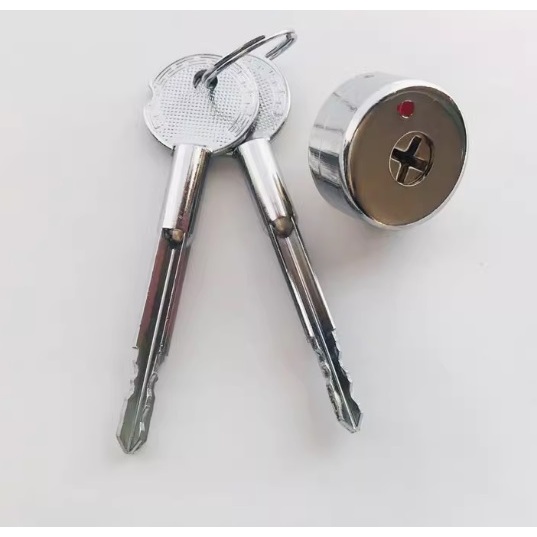 Cross Key For Safe Turn 360 degree Cylinder Lock c/w 2 keys | Shopee ...