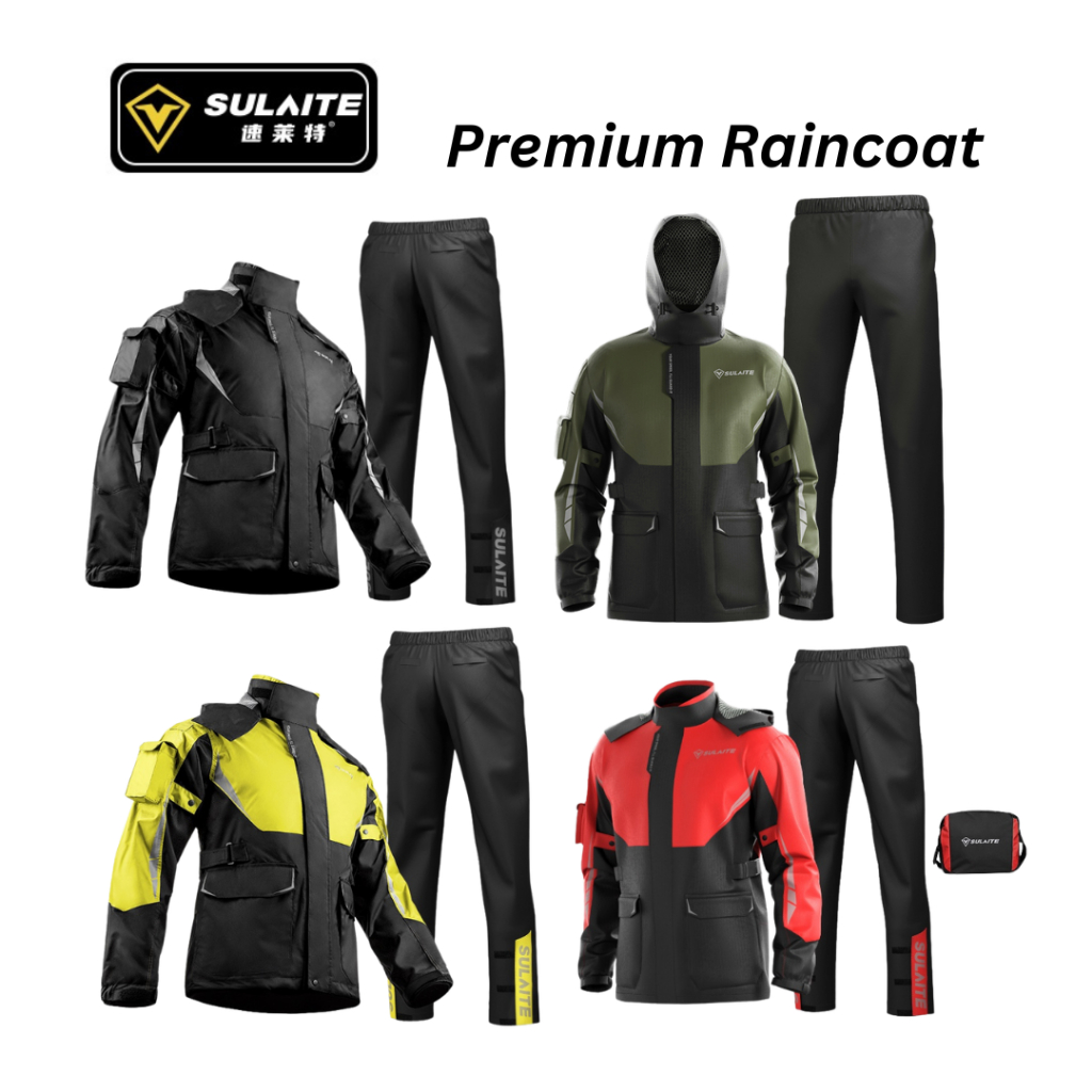 [CLEARANCE] SULAITE PREMIUM Motorcycle Raincoat Waterproof Male ...