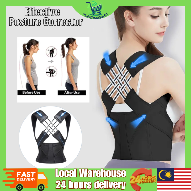 Breathable Back Correction Strap Posture Corrector Belt Back Support ...