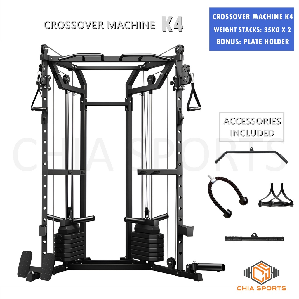 Home Use Functional Trainer K4 Cable Crossover Machine Gym Equipment ...