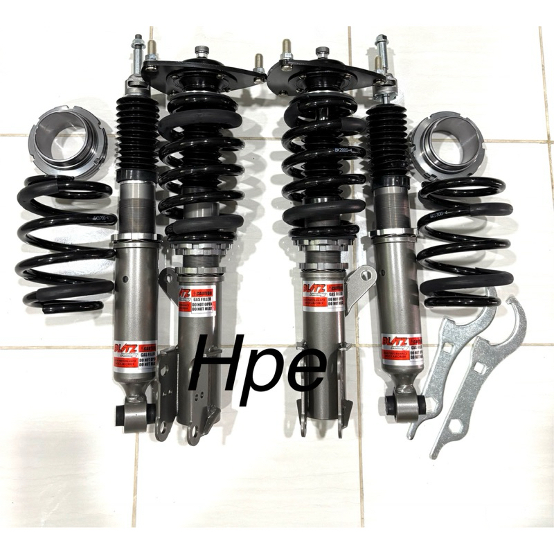 ADJUSTABLE ABSORBER MERCEDES W176 BLIZT RACING TYPE MONOTUBE HIGH LOW ...