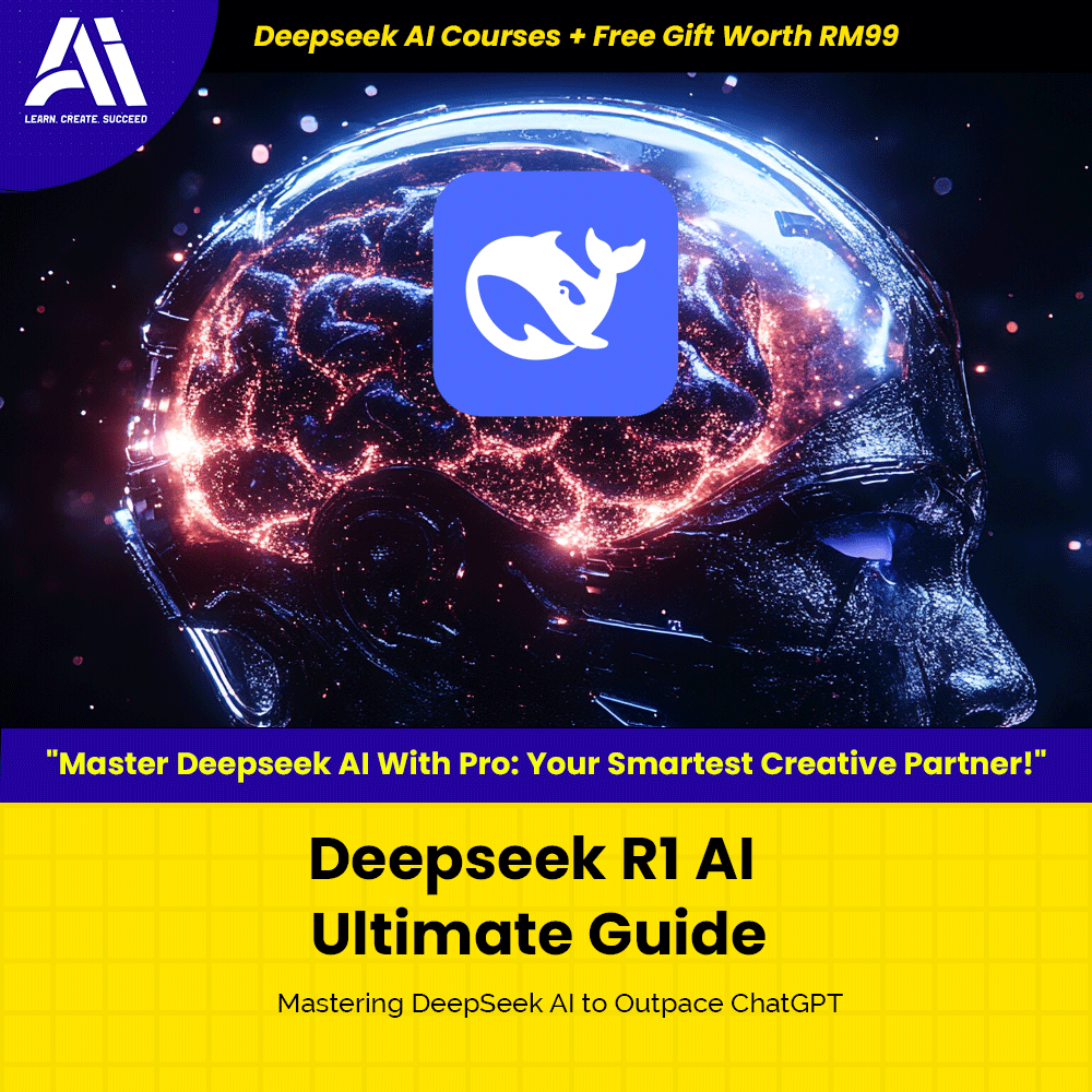 Deepseek Course - Deepseek R1 AI Ultimate Guide | Learn Deepseek Video Course | Shopee Malaysia