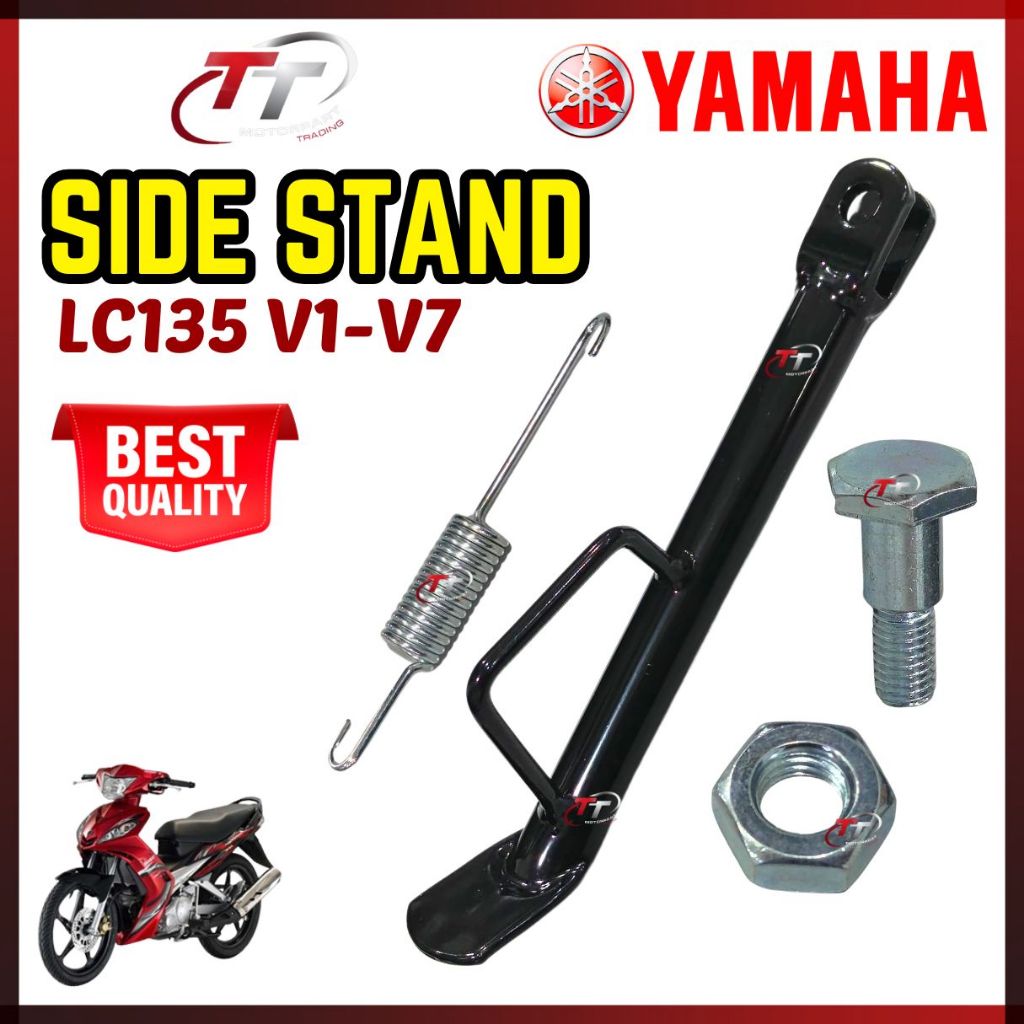 135LC LC LC135 V1 V2 V3 V4 V5 V6 V7 135 Side Stand Kit Black Tongkat ...