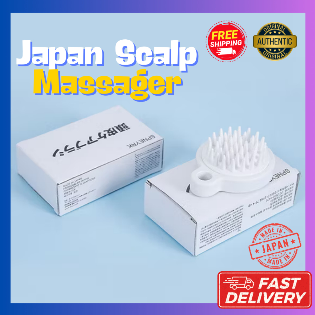 Japan Head Scalp Brush Massage Tangle Free Hair Comb Scalp Massager ...