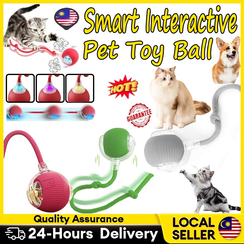 Malaysia Spot Electric Interactive Pet Toy Ball Smart Automatic Pet Toy ...