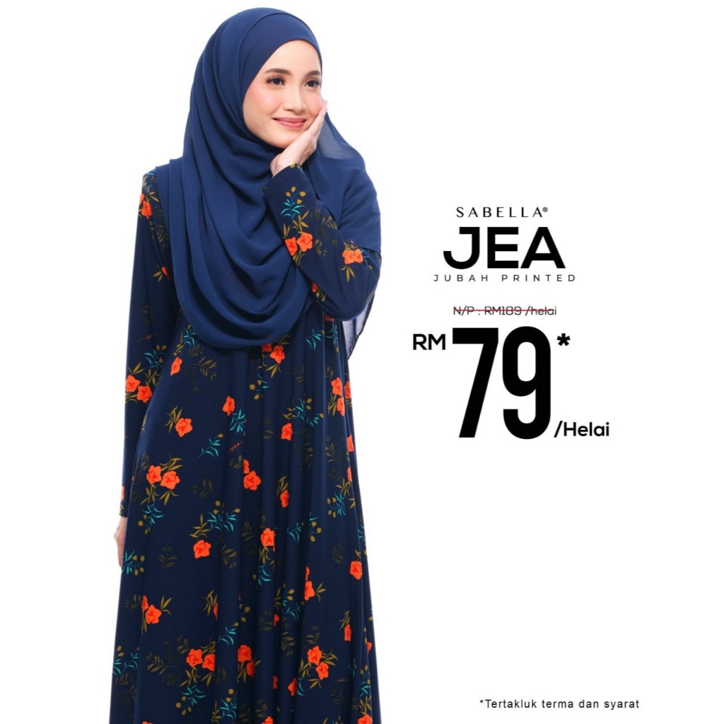 🔥[READY STOCK]🔥 SABELLA Jea Jubah 🌹 Jubah Murah | Shopee Malaysia