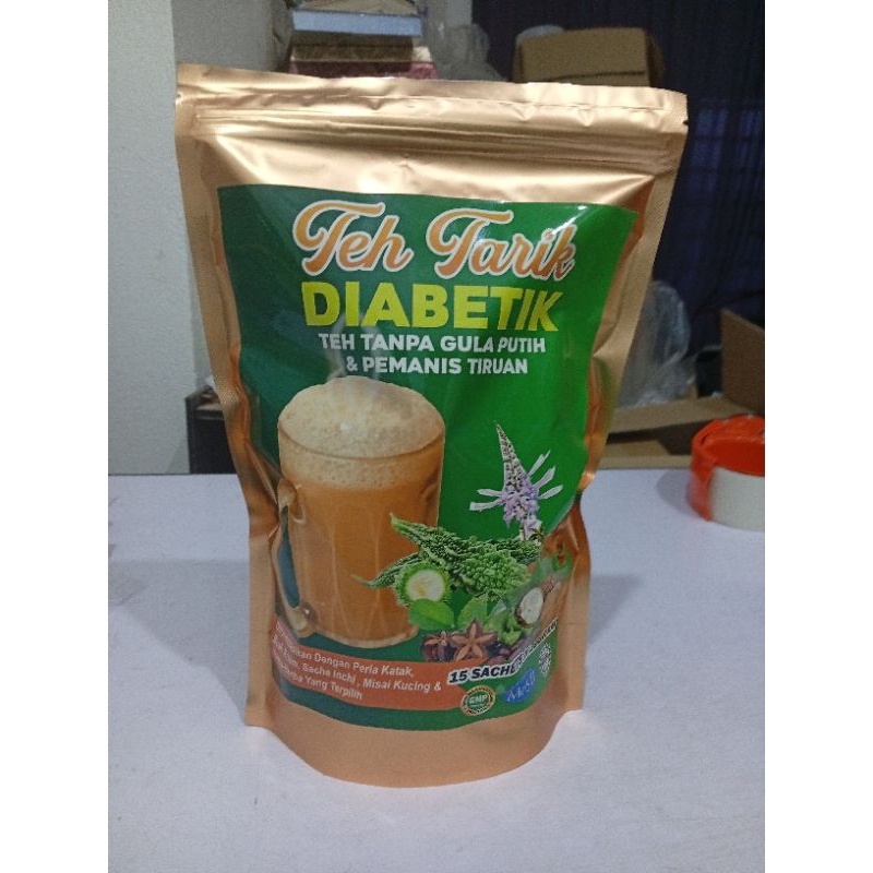 Teh Tarik Halia Diabetik Pouch Bag Mencegah Penyakit Kencing Angin ...