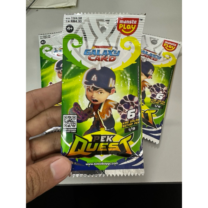 Pek Quest Monsta Galaxy Card Boboiboy Sori | Shopee Malaysia