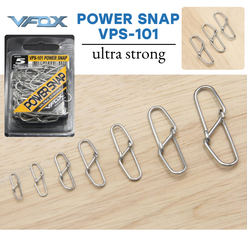 VFOX POWER SNAP VPS-101 Secure lock Diamond Snap Pin Pancing Casting ...