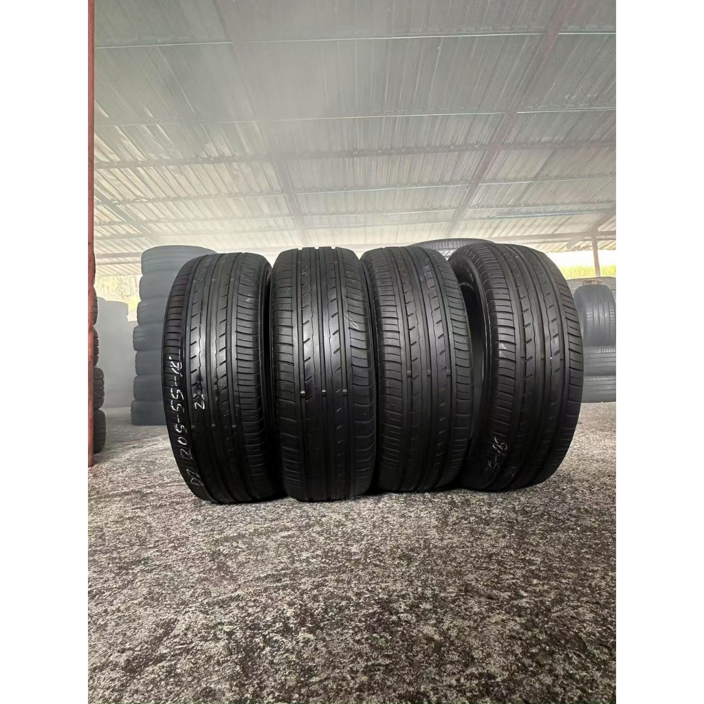205/55/16 YOKOHAMA TAYAR TERPAKAI/SECOND TYRE GOOD CONDITION | Shopee ...