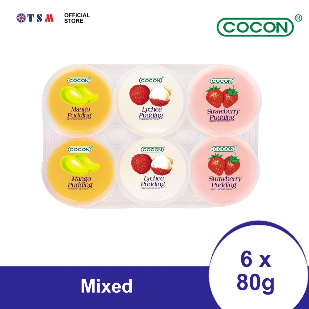 COCON NATA PUDDING - MIXED (80GX6) | Shopee Malaysia