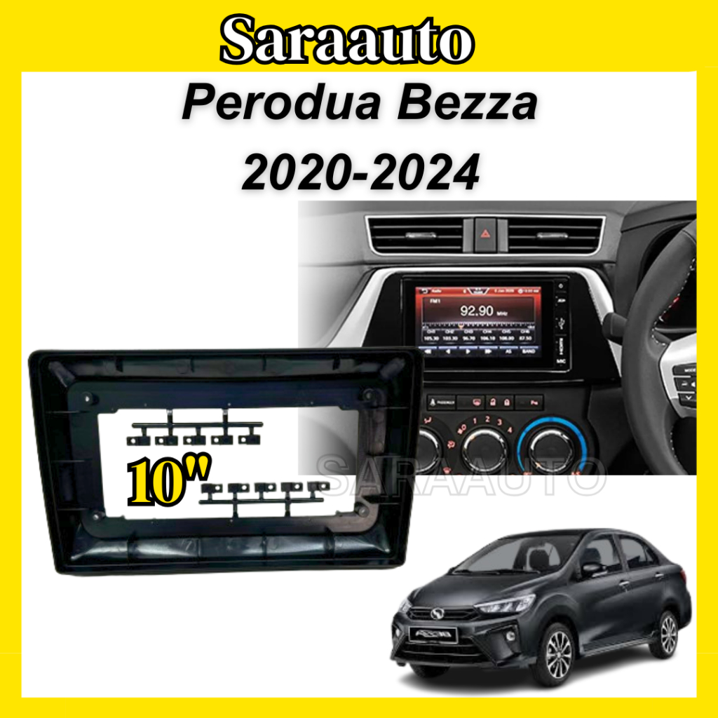 Android Player Casing 10" Inch Perodua Bezza 2020-2024 | Shopee Malaysia