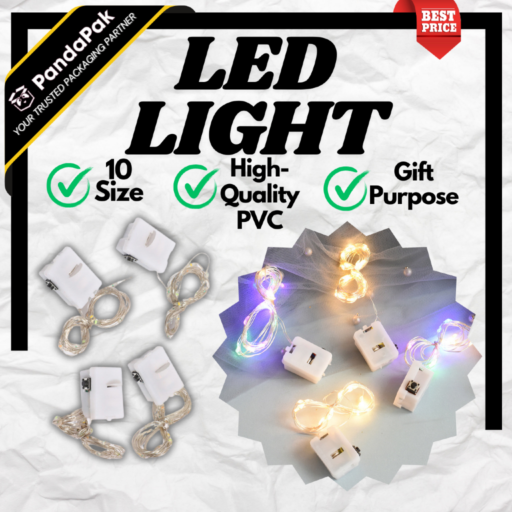 PANDAPAK LED Light Strip Gift Box Lampu LED Kotak Hadiah Lampu Hiasan ...