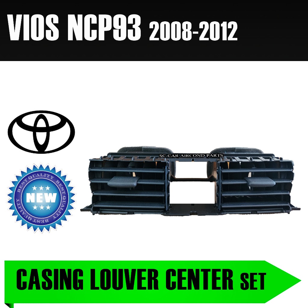 TOYOTA VIOS NCP93 2008-2012 YEAR CENTER LOUVER AIR OUTLET VENT CASING ...