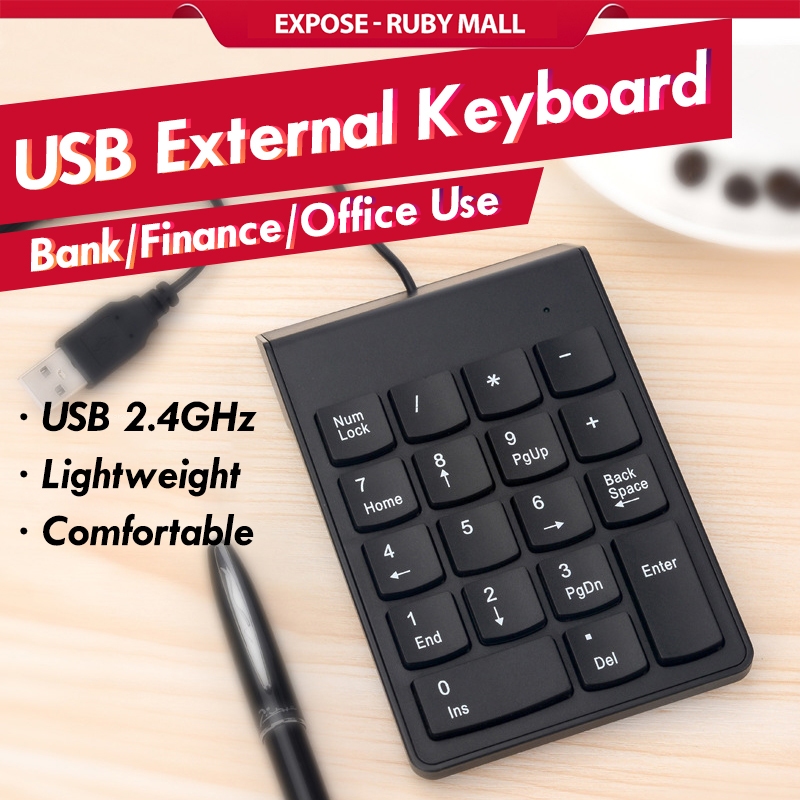 Number Keyboard Wireless 2.4GHz Number Keyboard Number Pad Keyboard ...