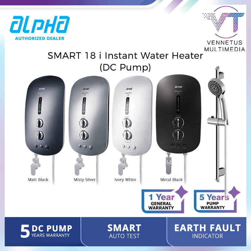 ALPHA - SMART 18 i Instant Water Heater (DC Pump) | Shopee Malaysia