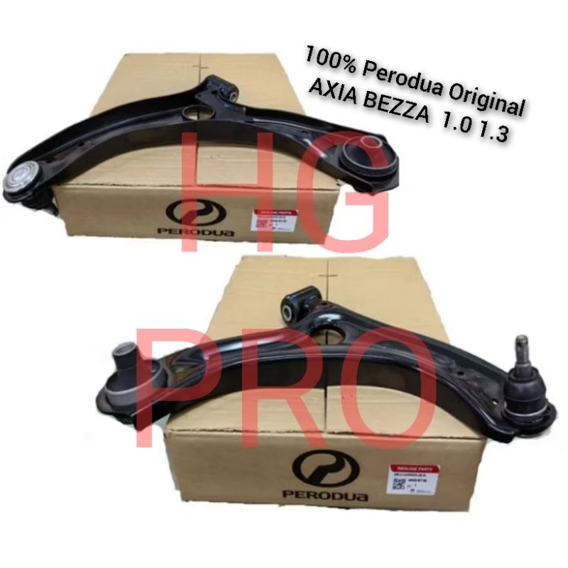 100% Original Perodua AXIA BEZZA 1.0 /1.3 FRONT DEPAN LOWER ARM ...