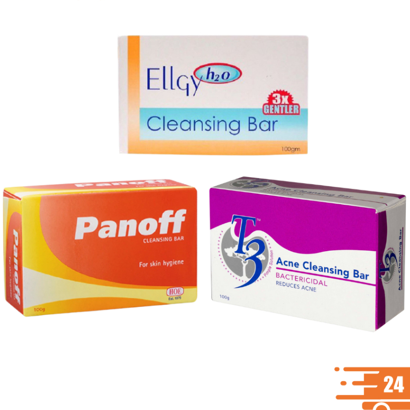 Panoff Cleansing Bar / Ellgy H2O Cleansing Bar / T3 Acne Cleansing Soap ...