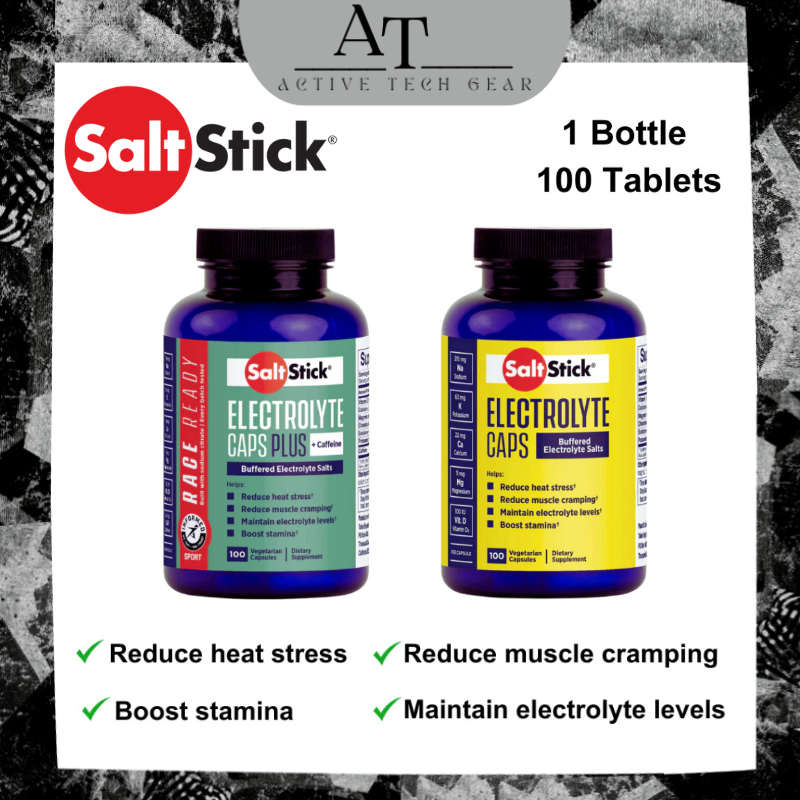 SaltStick Caps Buffered Electrolyte Salts - (1 Bottle 100 Tablets ...