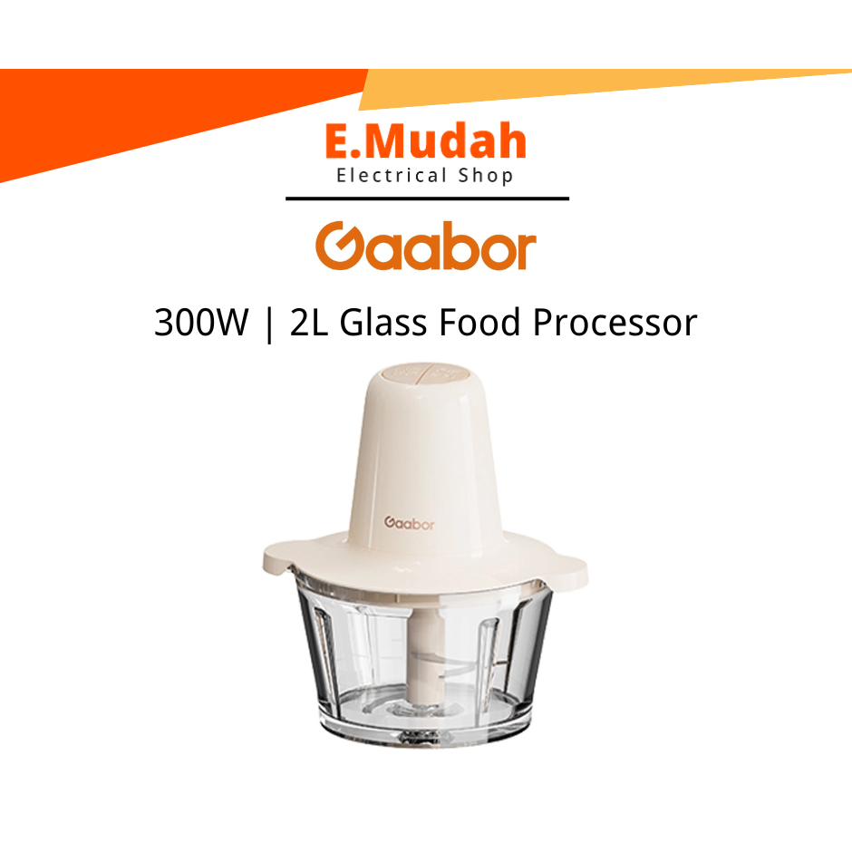 Gaabor 300W 2L Food Processor Blender | MG20M-WH01A MG-15M01A | Shopee ...