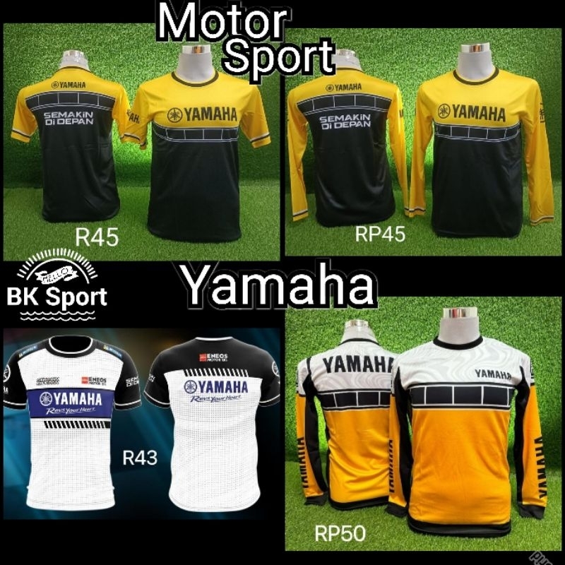 (Clear Stock)Baju Motor Yamaha Jersey MicroFiber | Shopee Malaysia