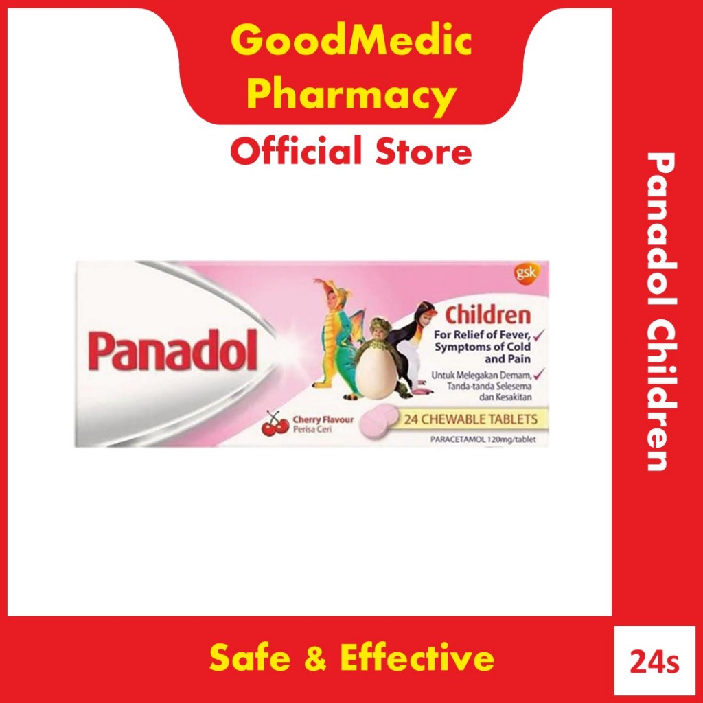 Panadol Children Chewable Tablet (24s) | Shopee Malaysia