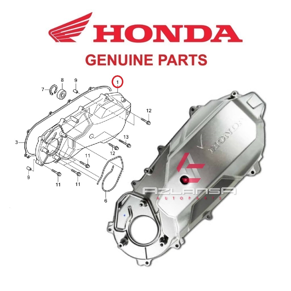 Cover LH Side ( 11341-K0W-N01 ) ADV 150 💯 Honda Original | Shopee Malaysia