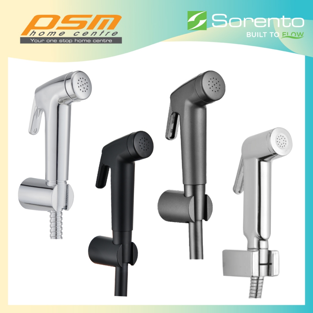 Sorento ABS Material Black Chrome Gun Metal Bidet Set SRT86-CR / SRT86 ...