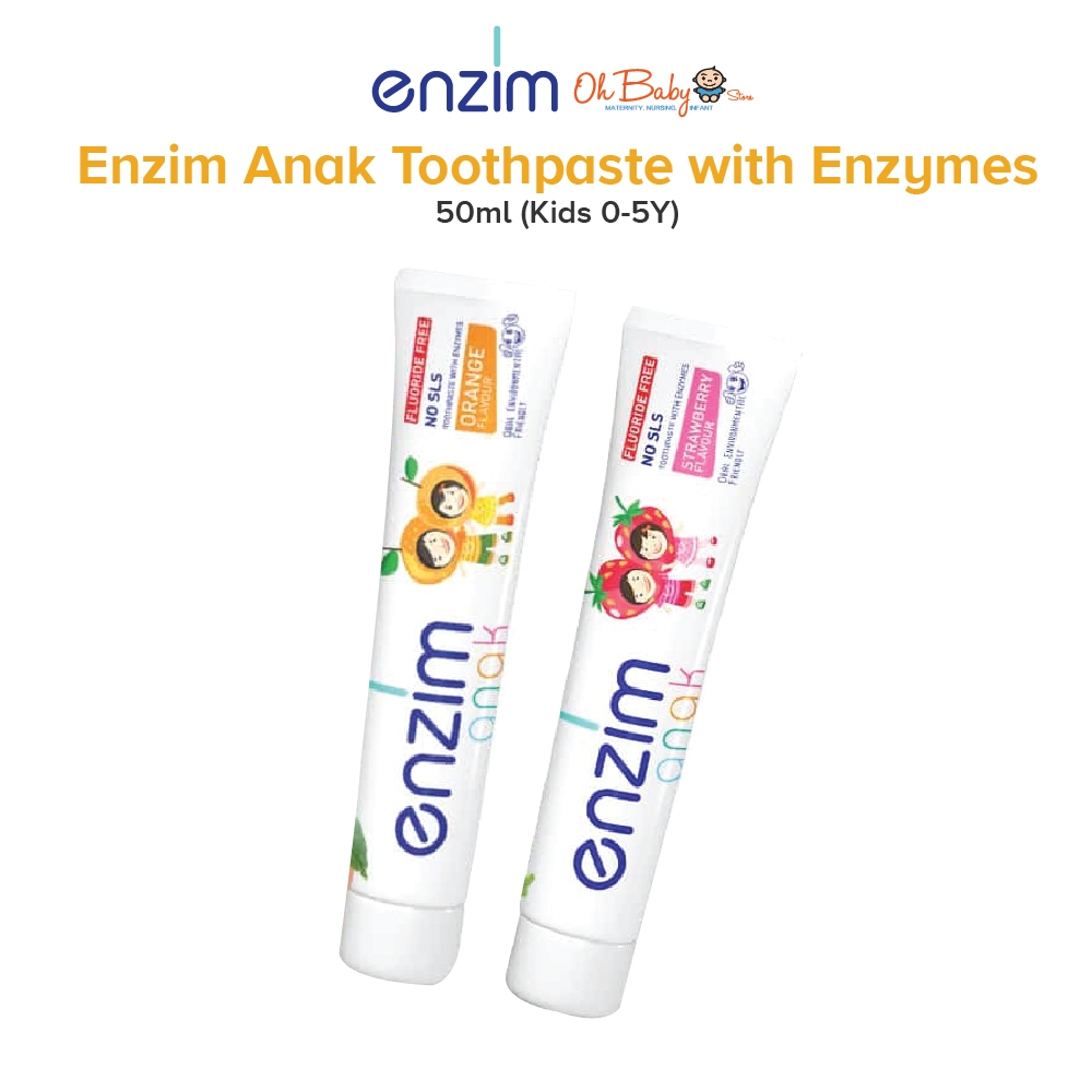 Enzim Anak Toothpaste with Enzymes 50ml (Kids 0-5Y) | Shopee Malaysia