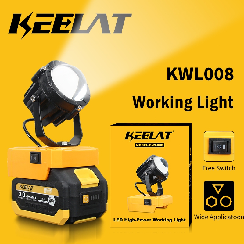 KEELAT KWL008 50W 2 Model Waterproof Portable Working Light Outdoor ...