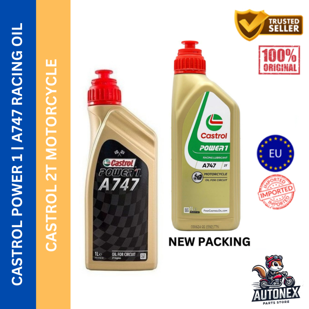 CASTROL POWER 1 A747 2T OIL | Shopee Malaysia