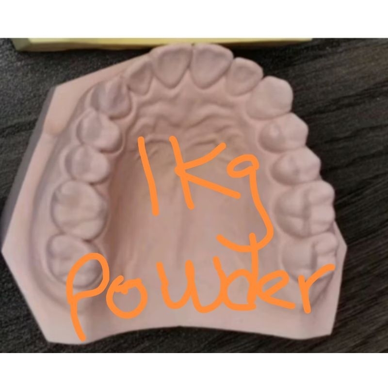 Repack 1kg Dental stone RED Gypsum type 3 Denture orthodontic nice ...