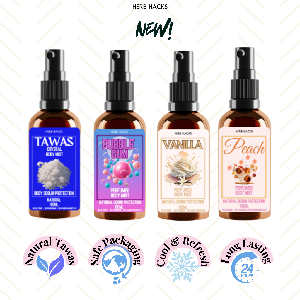 [100ML] Tawas Natural Deodorant Spray | Deodoran Semula Jadi Ketiak ...