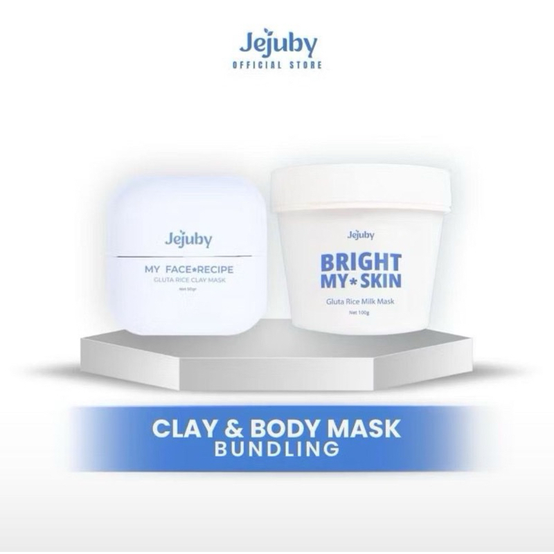 JEJUBY GLUTA RICE MILK BODY MASK 2in1 RINSE OFF & SLEEPING BODY MASK ...