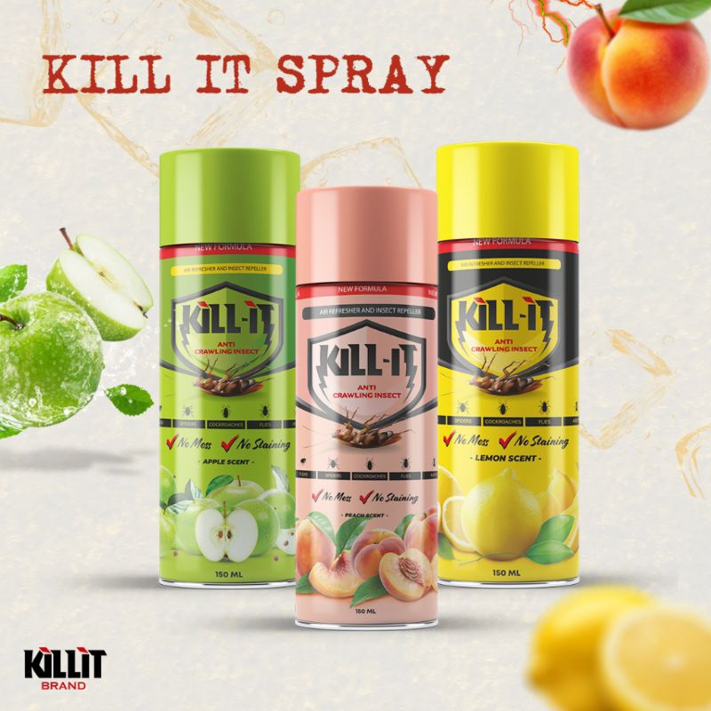 READY STOCK KILLIT SPRAY LIPAS SERANGGA SEMUT KERETA RUMAH IKILL KELVER ...