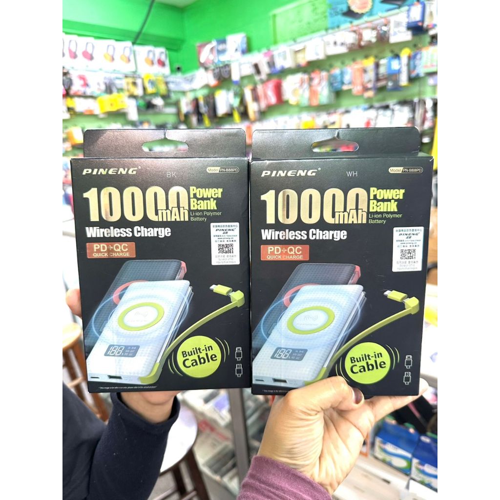 FREE GIFT!! "NEW ARRIVAL" PINENG PN-888PD 10000mah QUICK CHARGER 3.0 ...