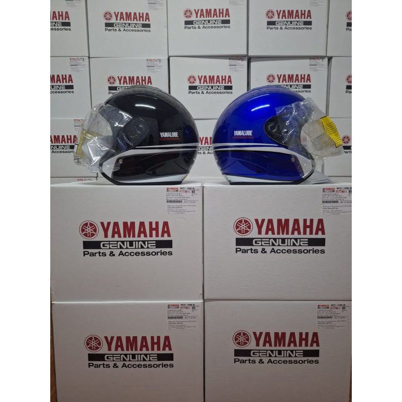 HELMET YAMAHA THAILAND BIRU & HITAM | Shopee Malaysia