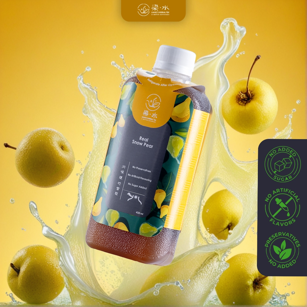 Real Snow Pear Tea 润喉道地雪梨凉茶 - Cooling Soothing No Added Sugar 舒缓喉咙干痒 无 ...