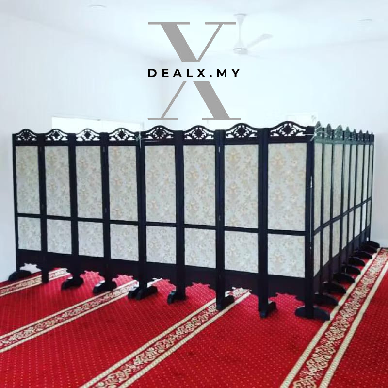 DealX Orignal Wooden Partition | Penghadang Ruang Kayu | Partition Kayu ...