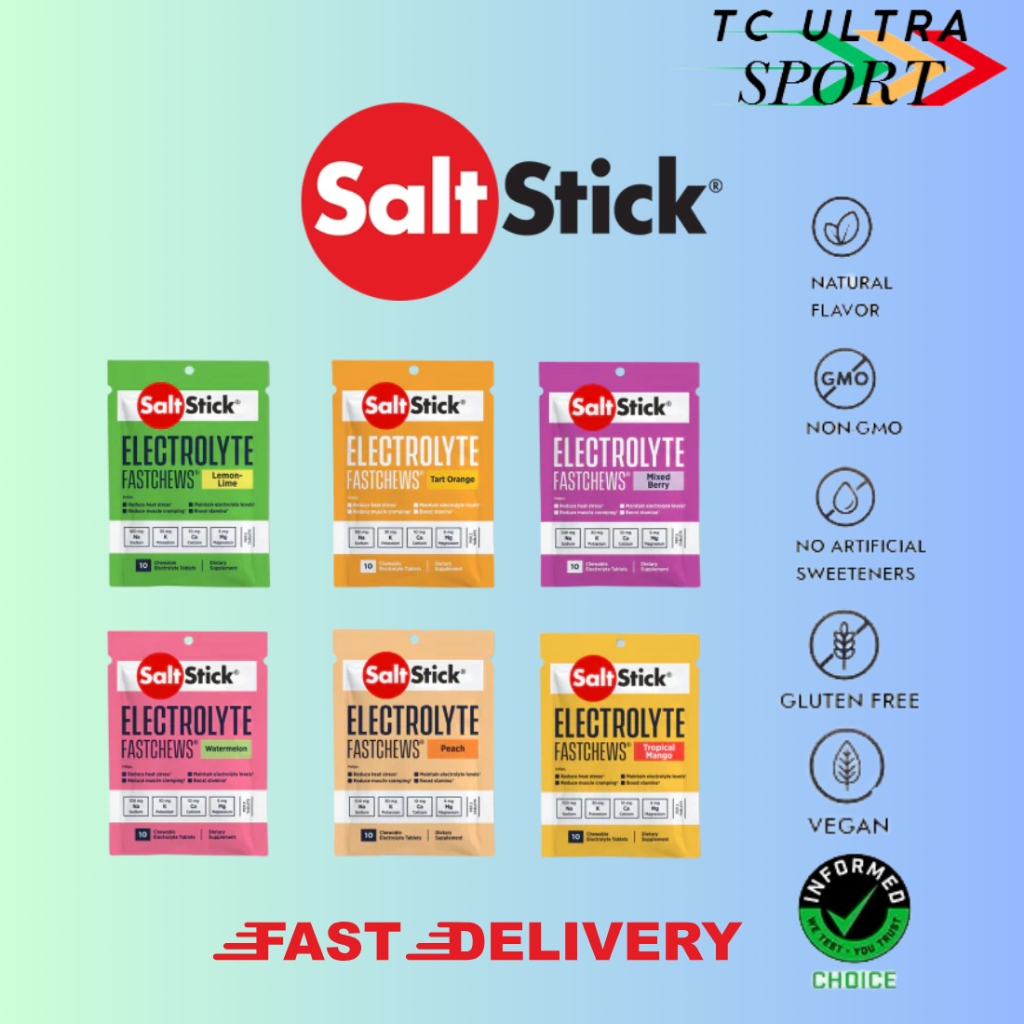 SALTSTICK FASTCHEWS ELECTROLYTE - 10 PCS PER PACK (Electrolyte, Reduce ...